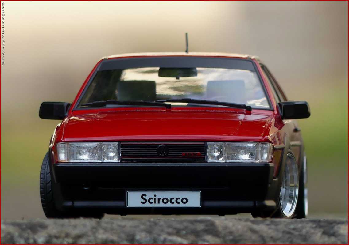 MB-TuningCars - 1:18 VW Scirocco MK2 GTi - Rot Edition + RSL Style inkl. OVP